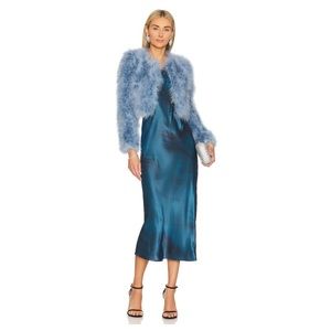 Rails | Dresses | Rails Bias Cut Satin Midi Dress One Shoulder Cutout ...